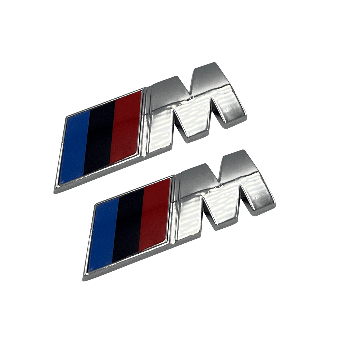 2 stk. Chrome BMW M-Sport emblemer | Driverse