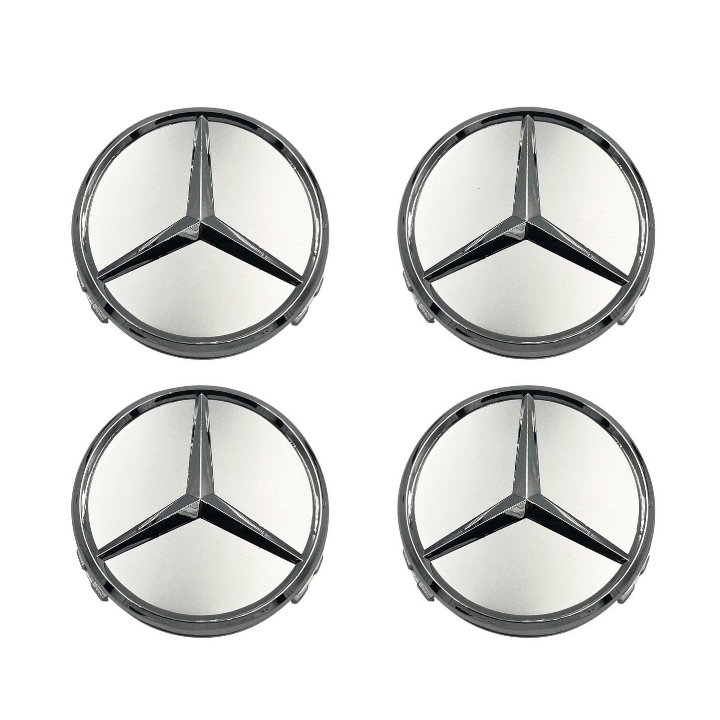 Black Mercedes Benz Logo Center caps - Driverse.dk | Driverse