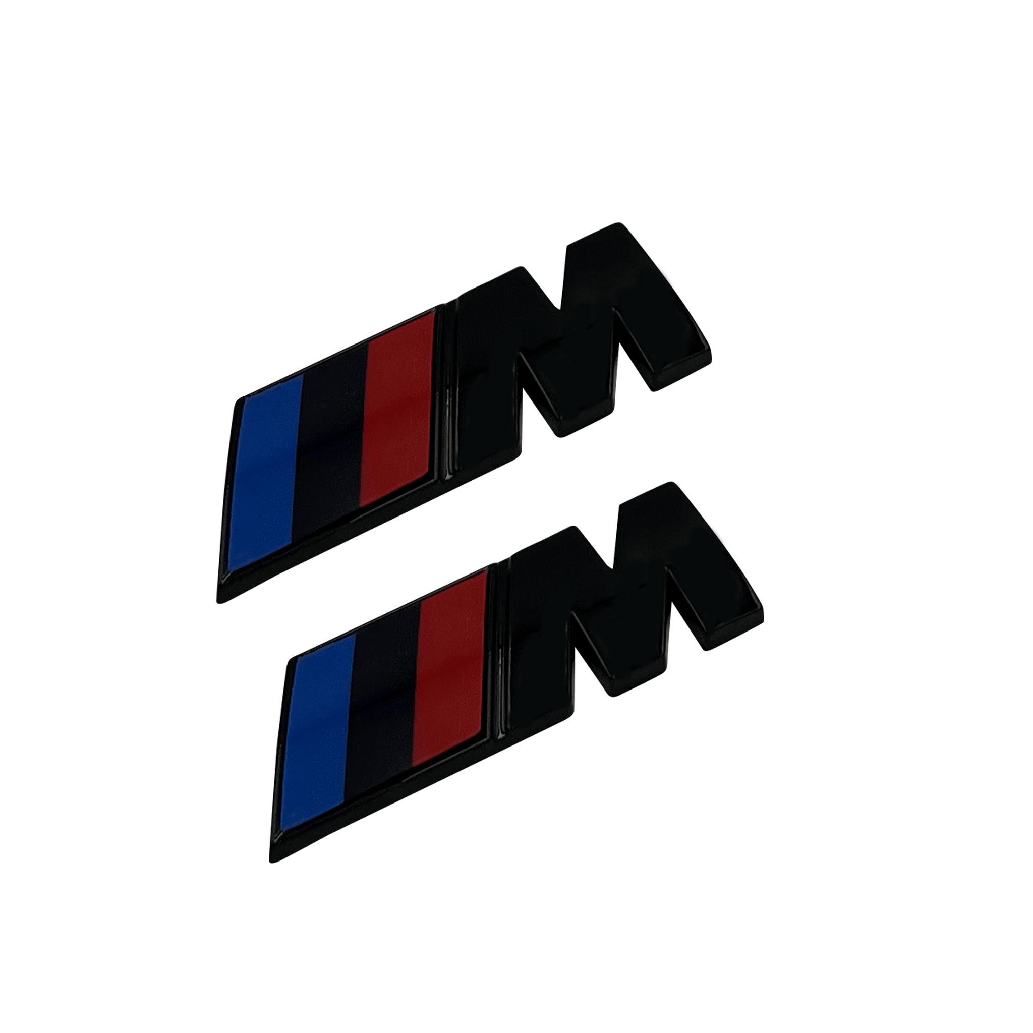 2 pcs. Black BMW M-Sport emblems – Driverse