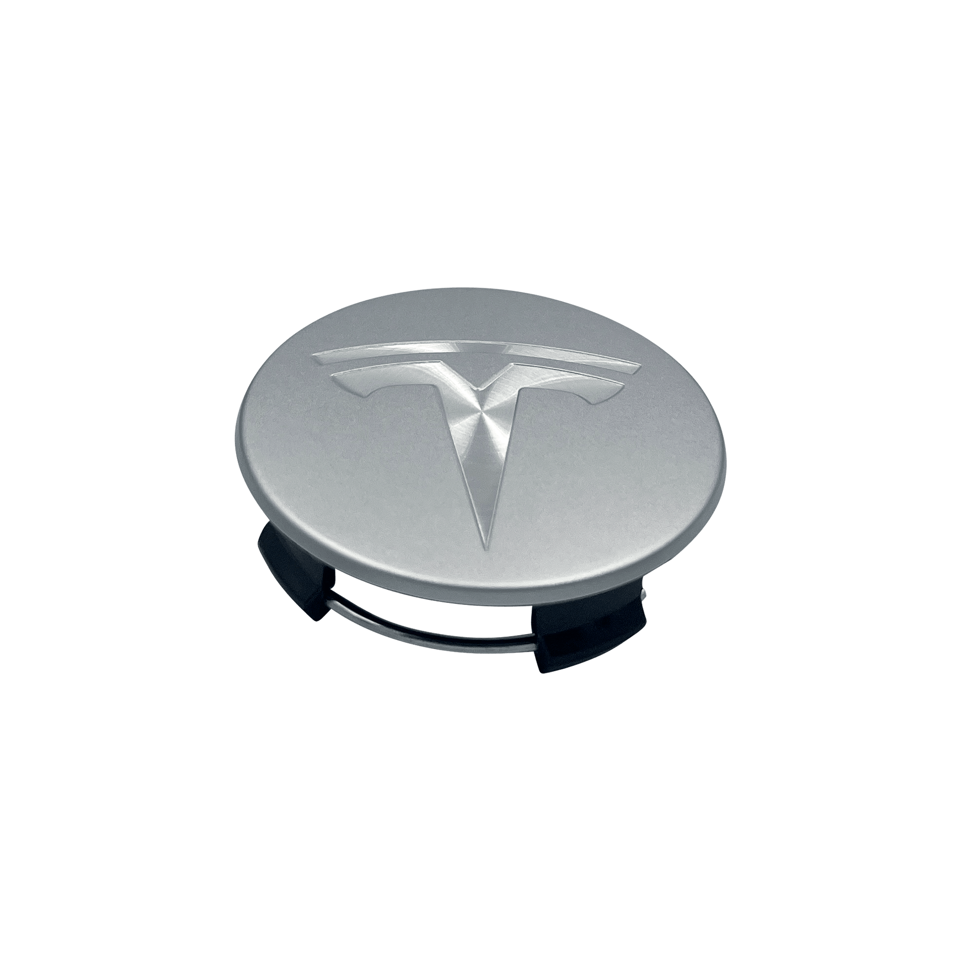 4 pieces. Chrome Tesla Center caps 57mm - Driverse.dk | Driverse