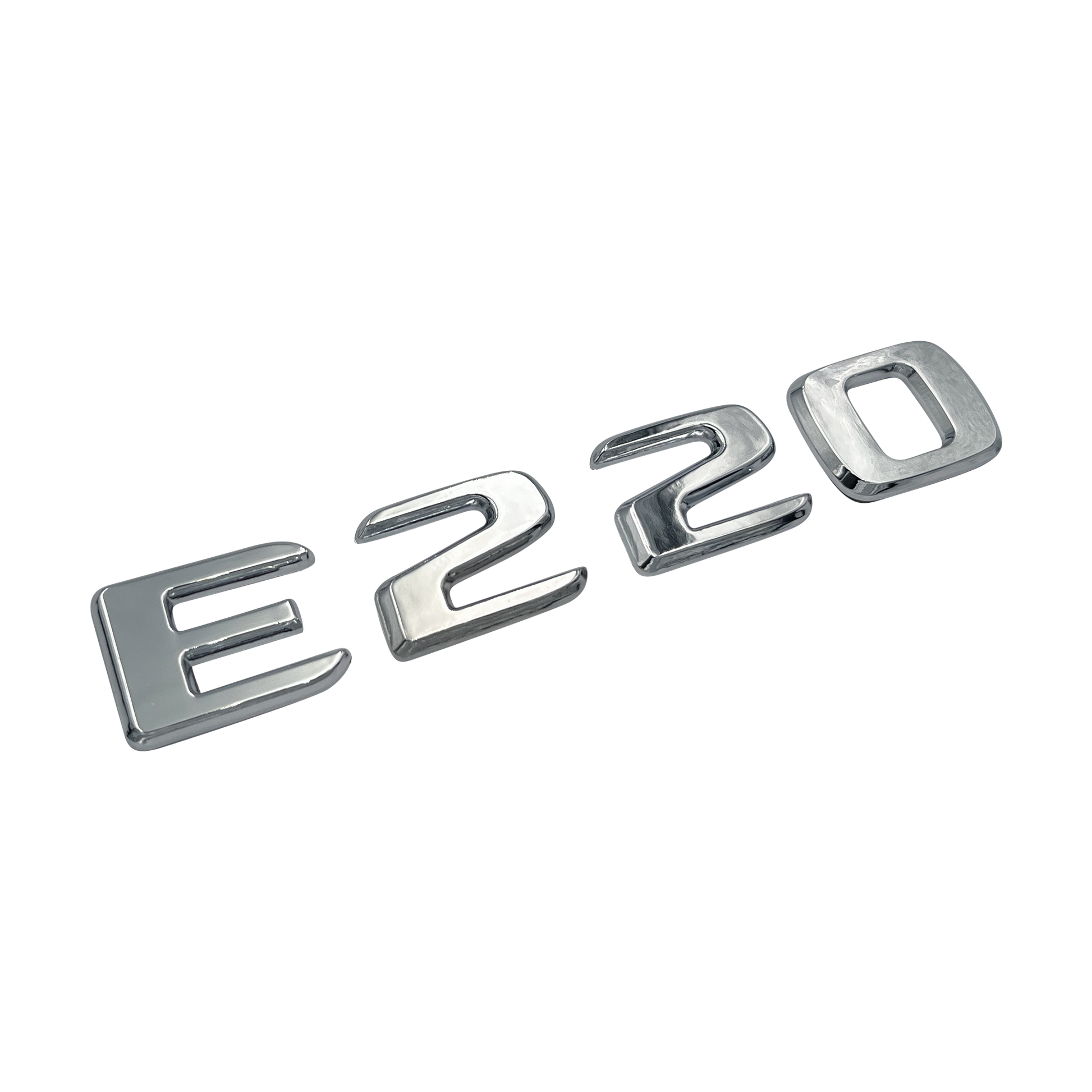 Chrome Mercedes E220 Emblem Badge - Driverse.dk | Driverse