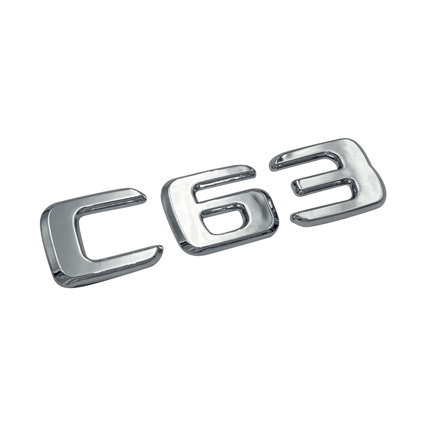 Chrome Mercedes C63 Emblem Badge - Driverse.dk | Driverse