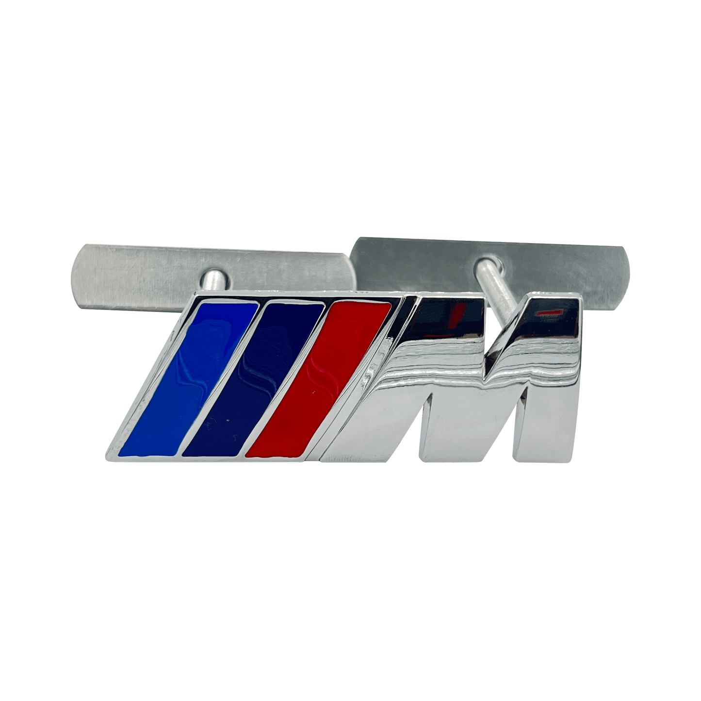 Chrome BMW M-sport Emblem Badge in Metal - Driverse.dk | Driverse